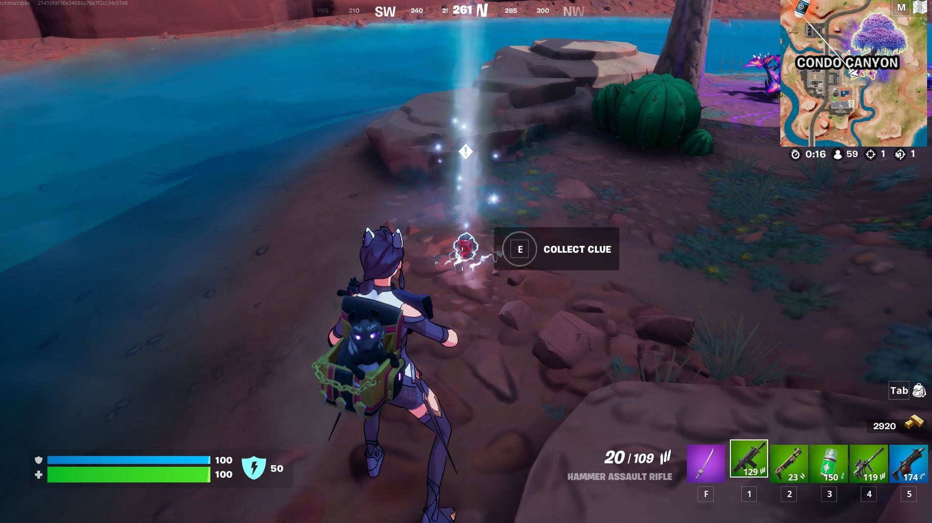 Where to find The Visitor and collect surveillance footage from cameras at Bungalow Blooms in ...